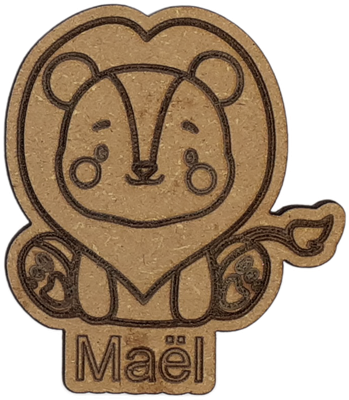 STI2D.net - Magnet - Lion personnalisable