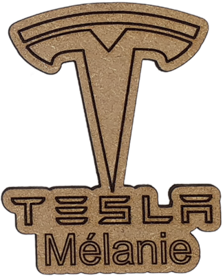 STI2D.net - Magnet - Logo Tesla personnalisable